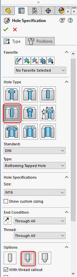 Schroef je draden op met SOLIDWORKS Cosmetic Thread